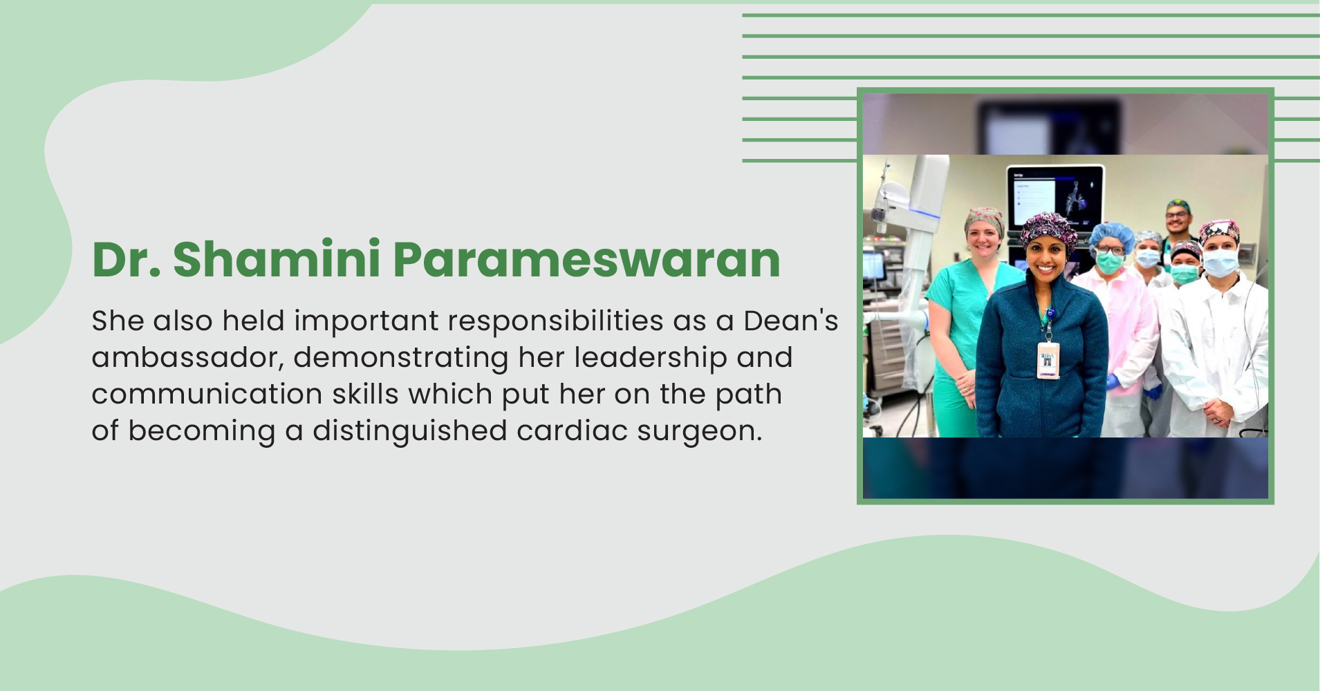 About - Dr. Shamini Parameswaran